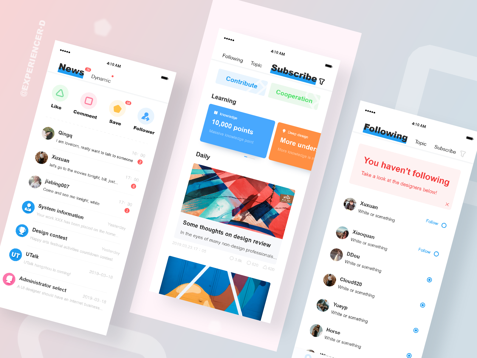 UICN·APP by Yong on Dribbble