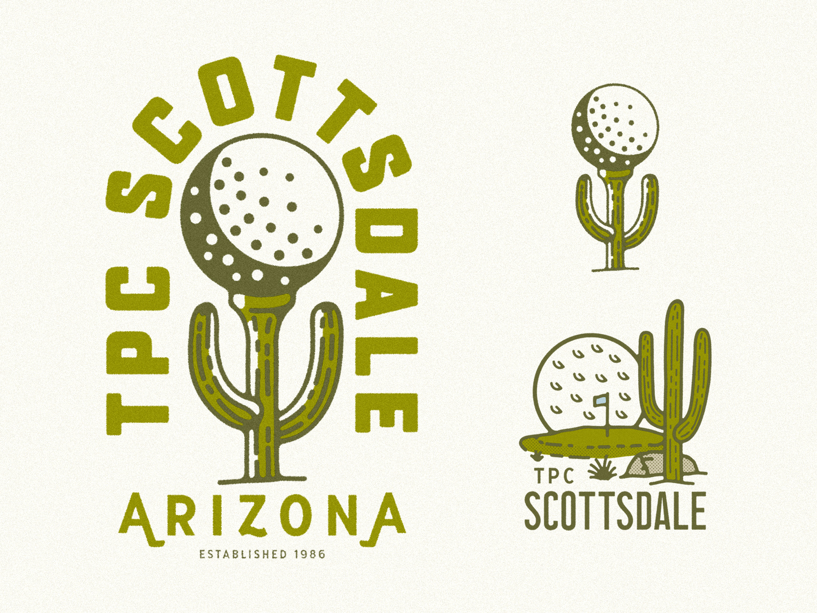 TPC Scottsdale Merch by Mark Johnston on Dribbble