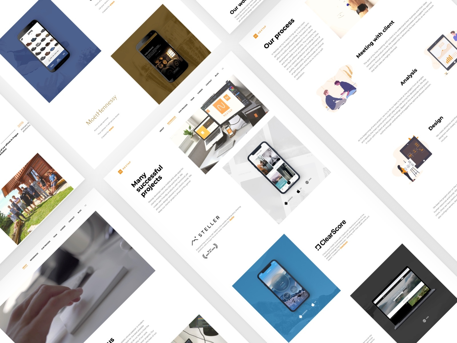 Nextap Web Redesign (UX/UI/Illustration) - Case Study - Part 3 by ...