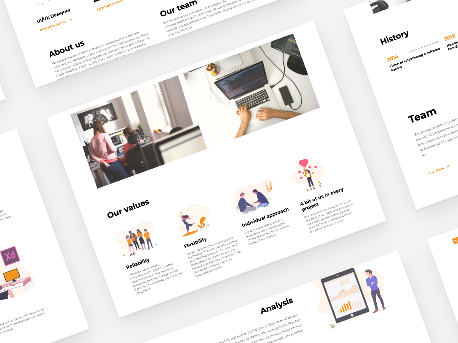Nextap Web Redesign (UX/UI/Illustration) - Case Study - Part 4 by ...