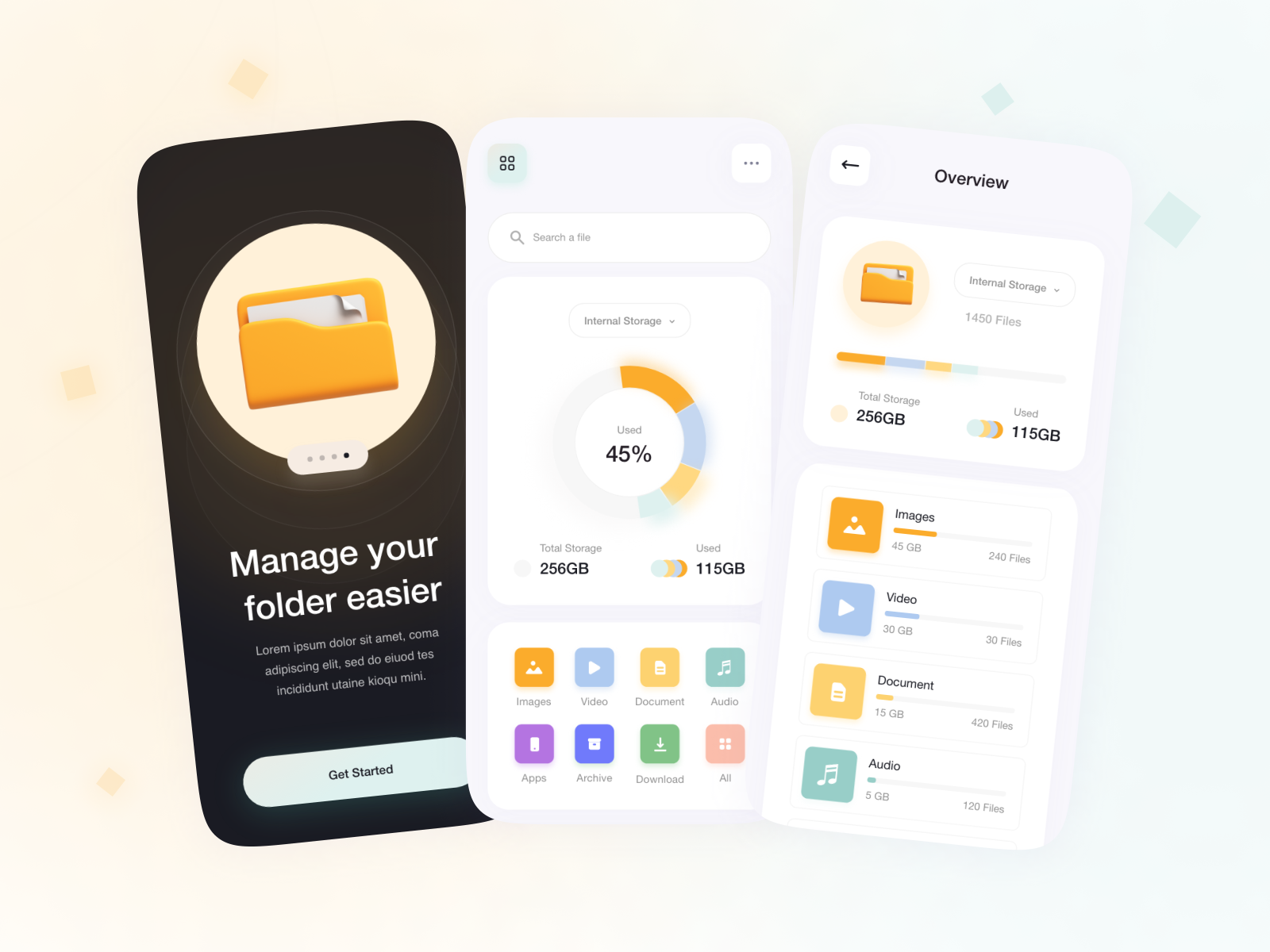 Memo - File Manager Mobile App by Ghaist Hatta for Selaras Studio on ...