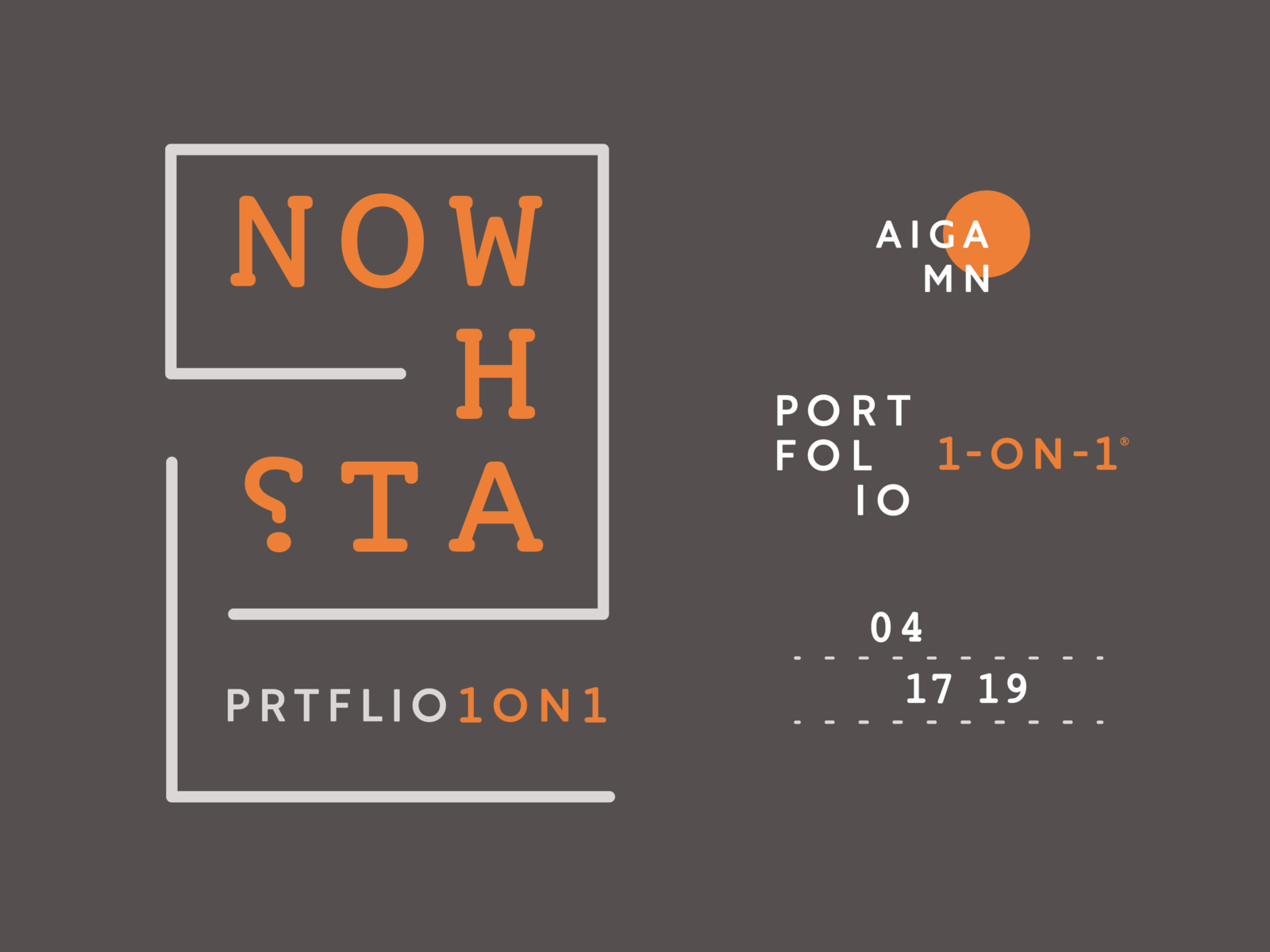 AIGA MN Portfolio 1-on-1 2019 by Sussner Design Company on Dribbble