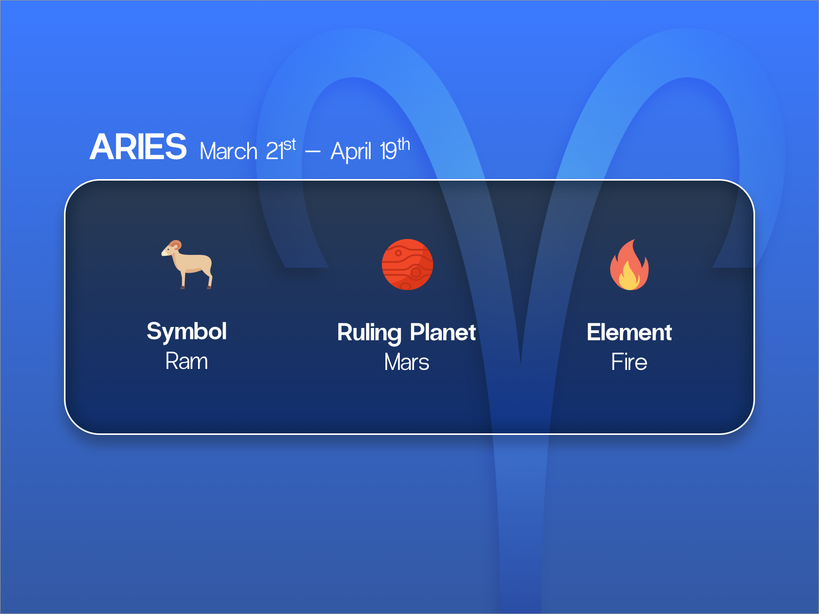 Aries by Ali Afghah on Dribbble