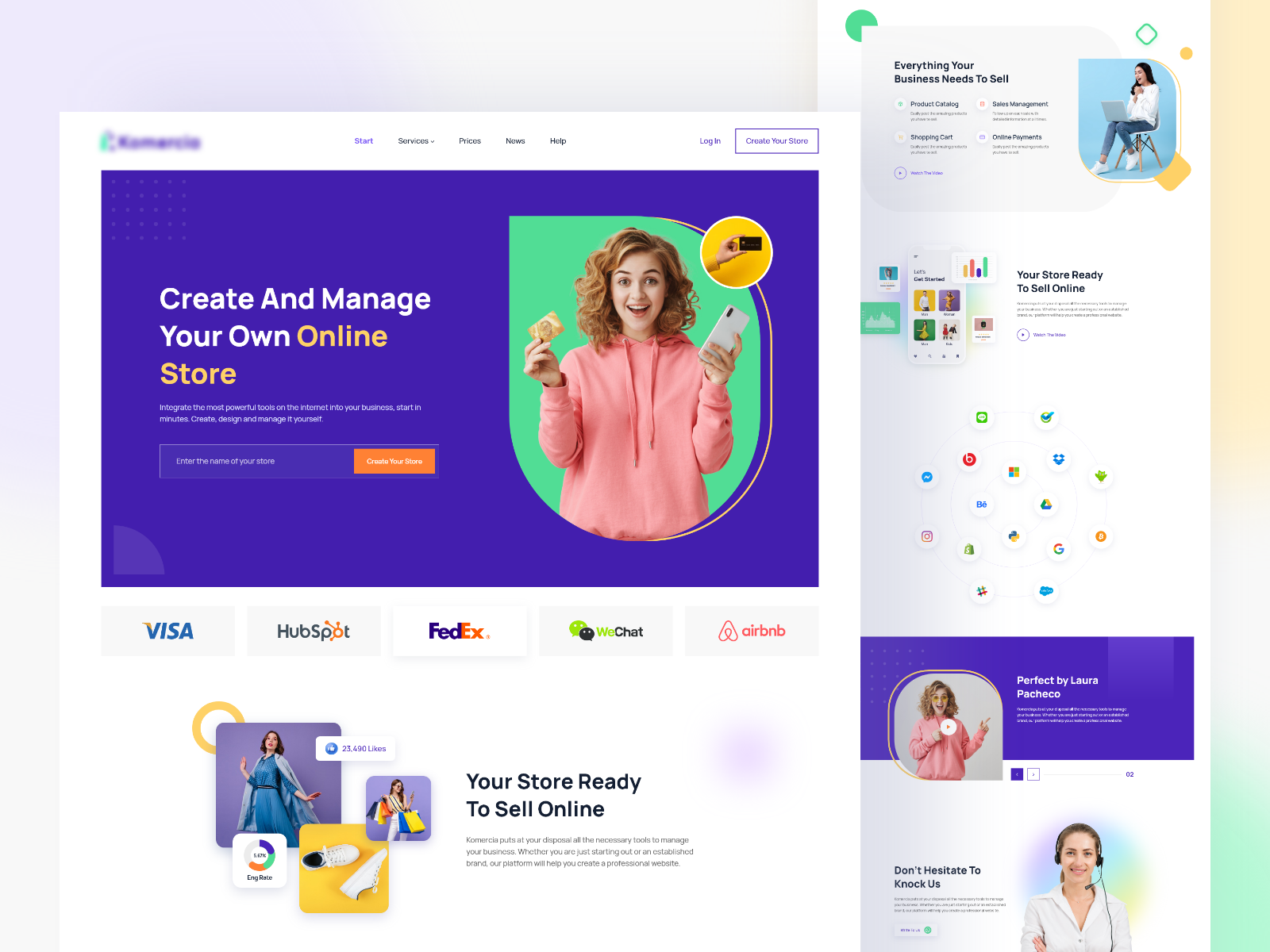 E-commerce Store Web UI by Md Shamim Hossain on Dribbble