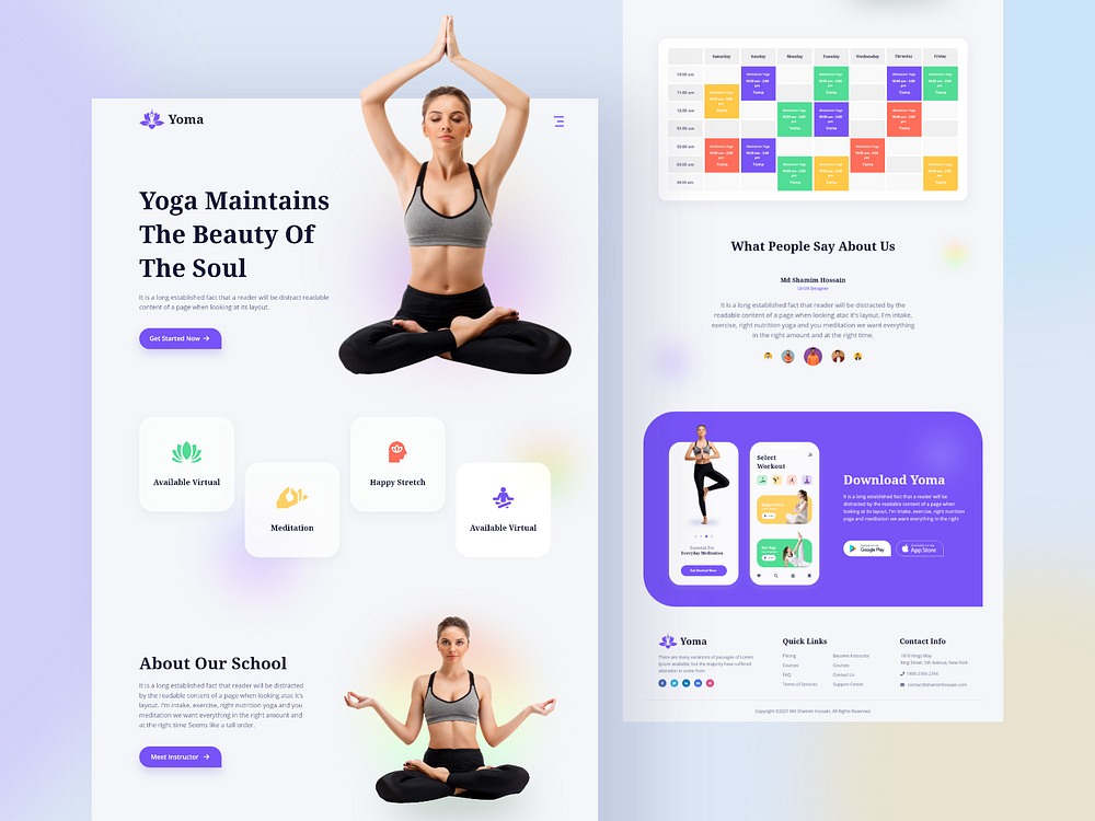 Yoga Website designs, themes, templates and downloadable graphic ...