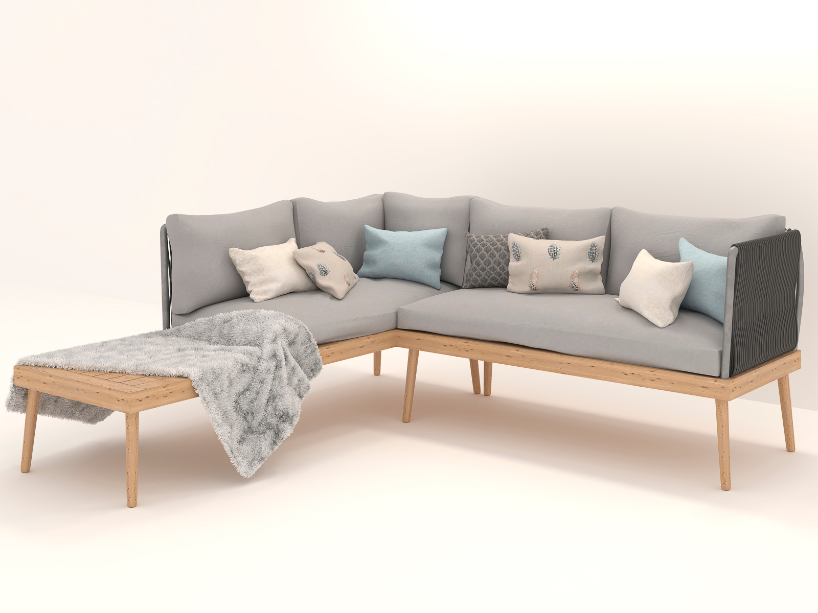 3d couch by Joana Dias on Dribbble
