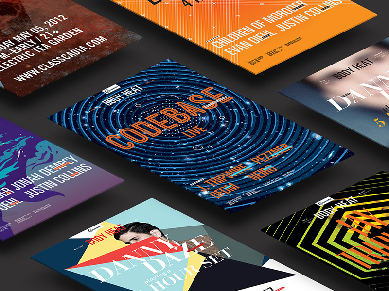 body heat poster series by gerg werk on Dribbble