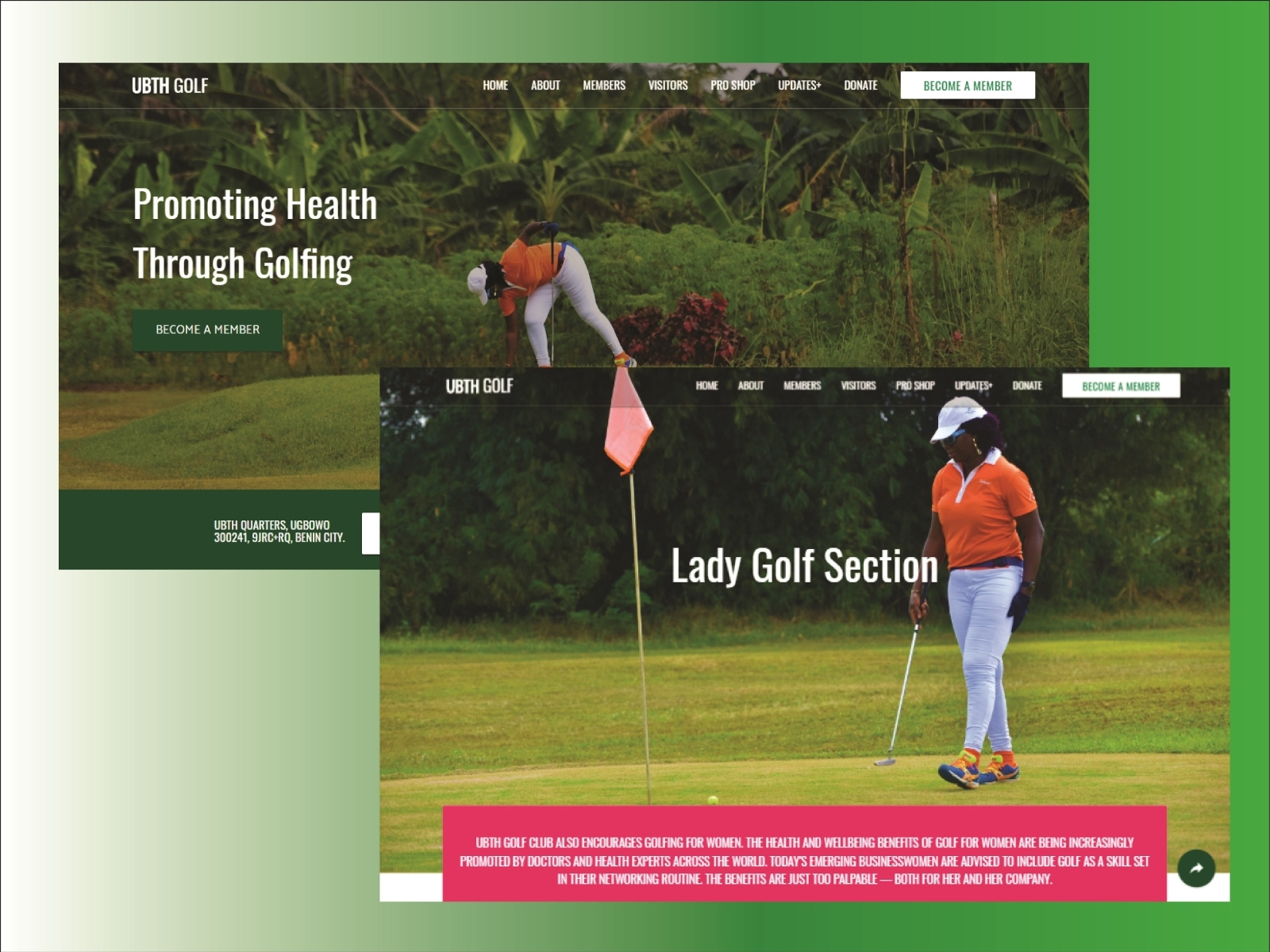 UBTH GOLF by Ogunnote Oluwafemi on Dribbble