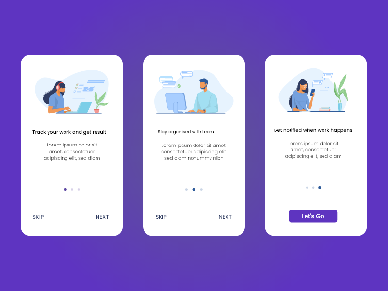 Onboarding UI iOS by UI Ninja on Dribbble