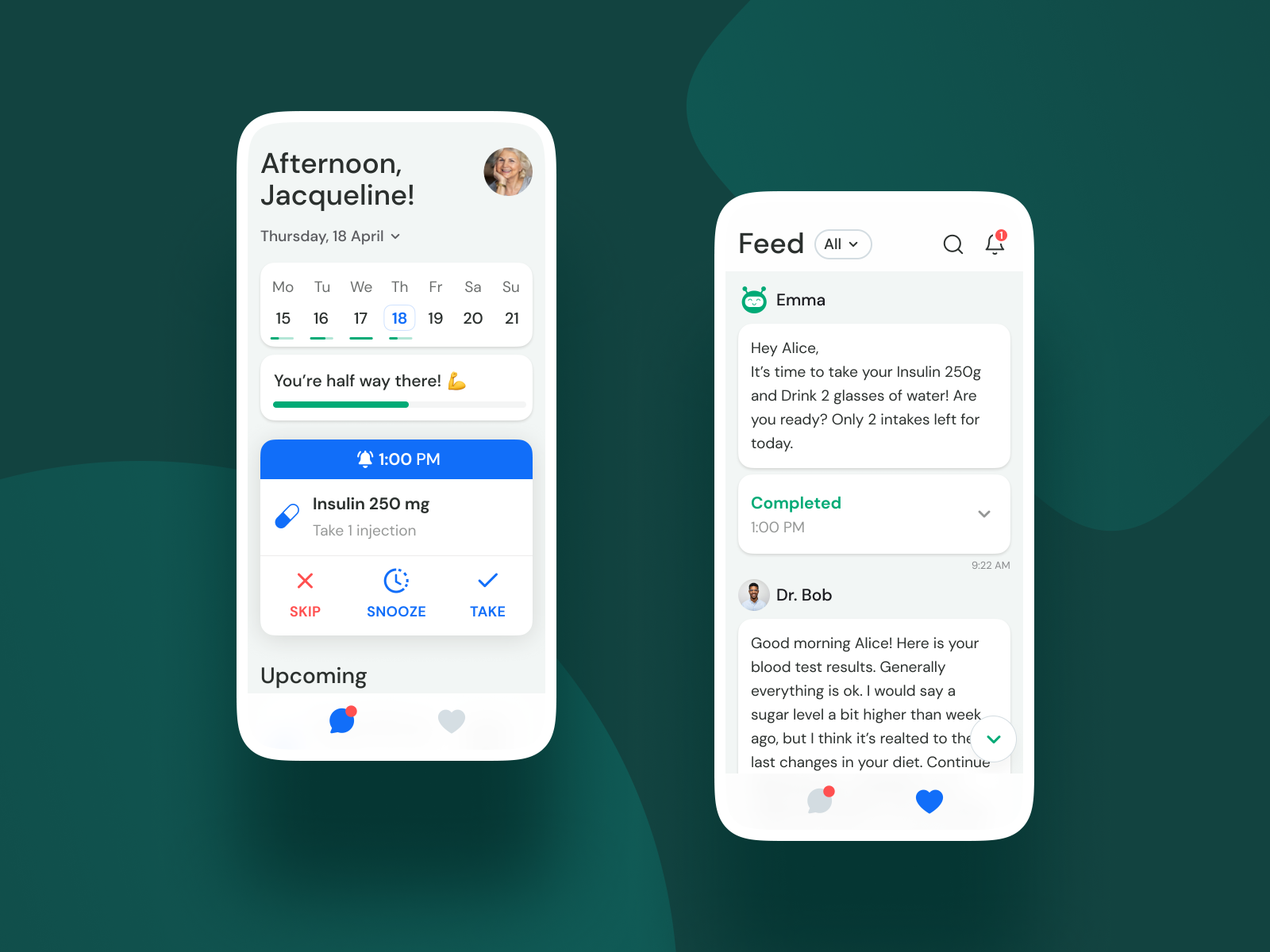 BetterHealth App by Syndicode on Dribbble