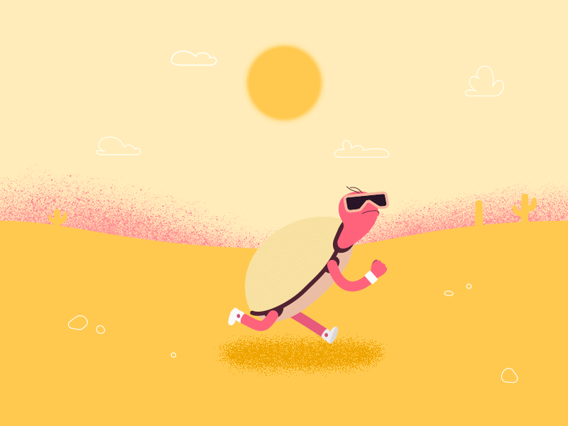 The Little Turtle Hurdle by Paul Gennaro on Dribbble