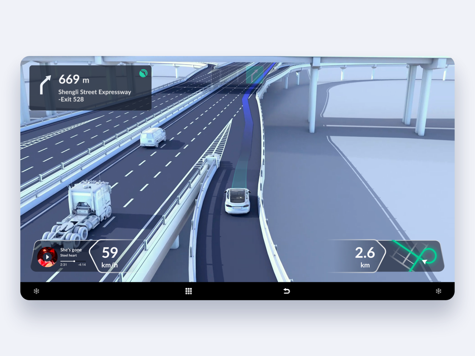 Lane-Level Navigation_Merge by Xia on Dribbble