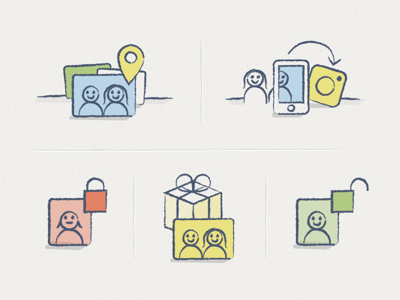 Icon Design for Zoraq.com Instagram Campaign by Farid Nobar on Dribbble