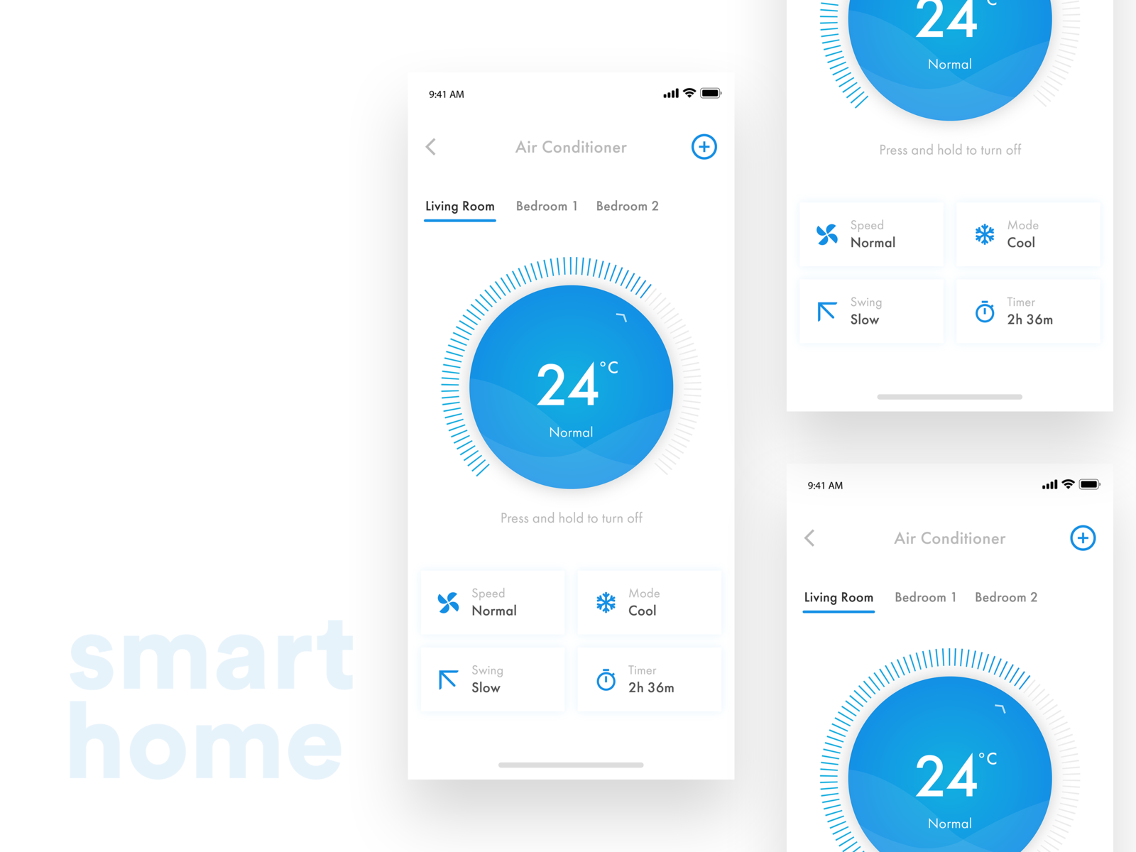 Smart Home - Air Conditioner by Mallik Cheripally on Dribbble