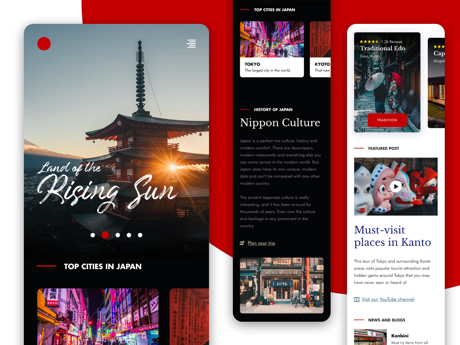 Mobile Travel Guide by Tuan Dat Do on Dribbble