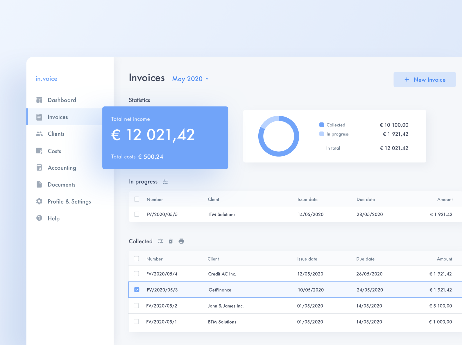 Invoice app