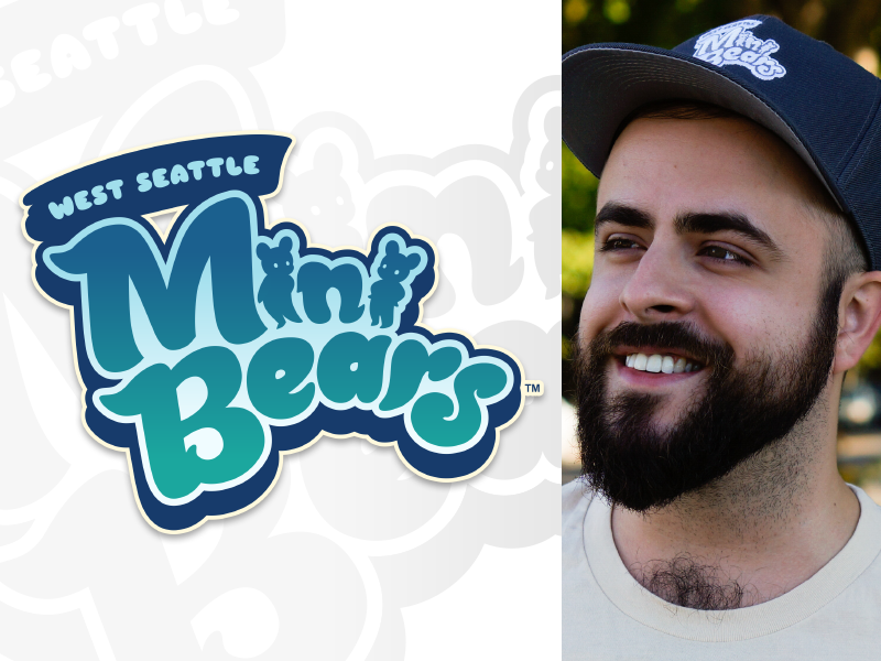 West Seattle Mini Bears Logo by Curtis Bathurst on Dribbble