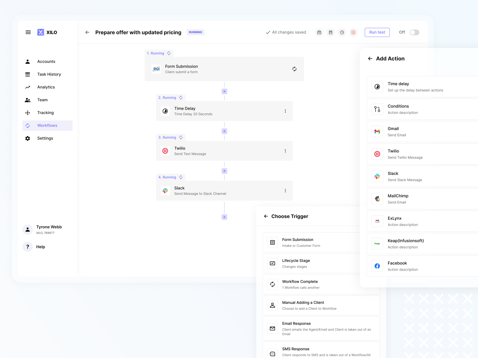 Automation builder UI by Excited on Dribbble