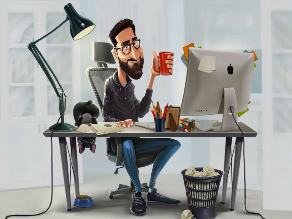 Portfolio Caricature Animation by Ramin Tahbaz-Salehi on Dribbble