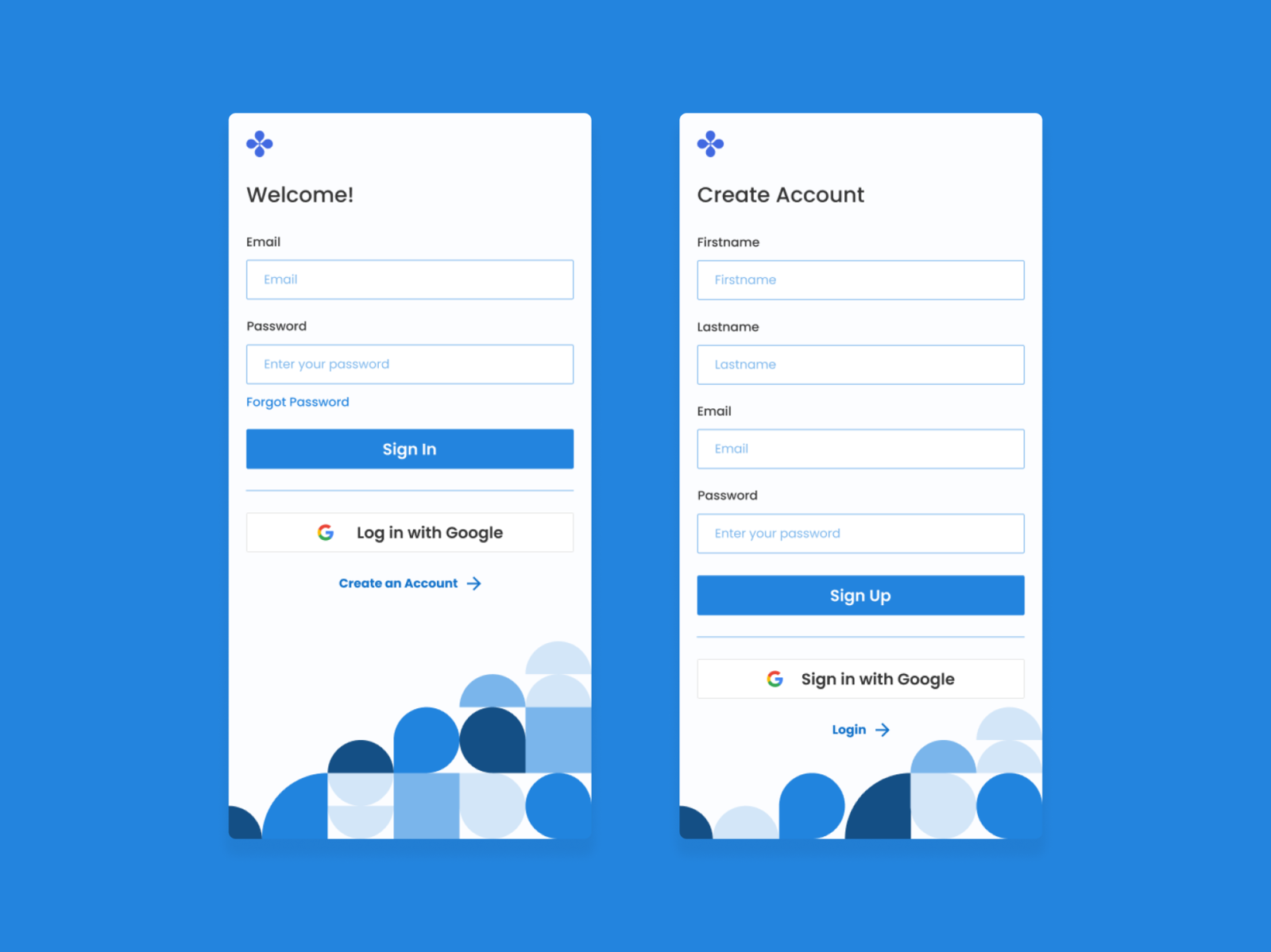 Login & Register Pages by Abdullah Ammar on Dribbble