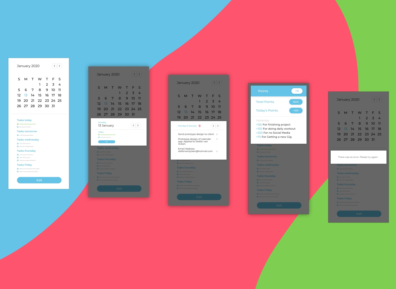 Dribbble - Calendar UI Design.jpg by Stefan van IJcken
