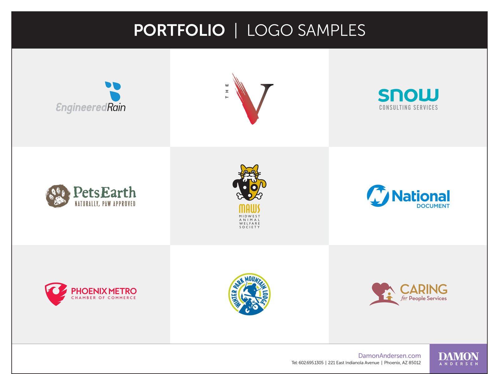 Logo Samples by Damon Andersen on Dribbble