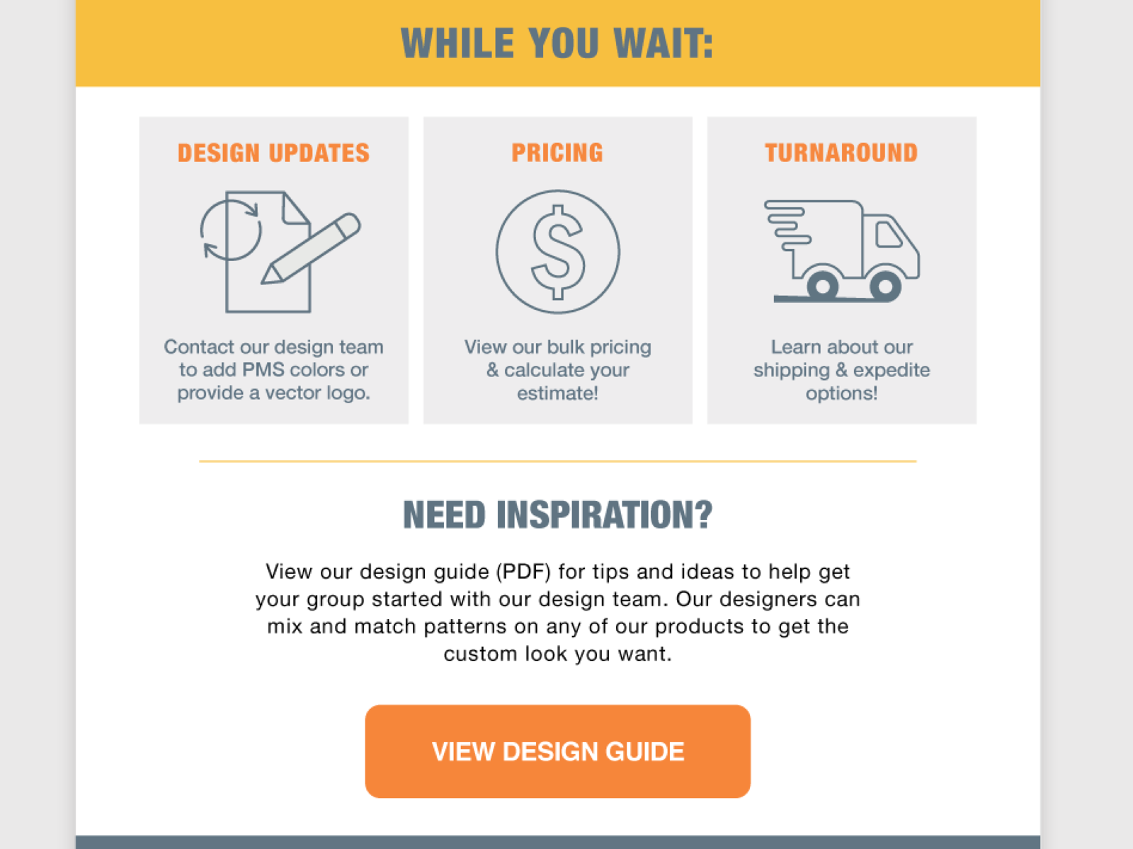 Submission Confirmation Email - FAQ buttons by Dayna Safferstein on ...