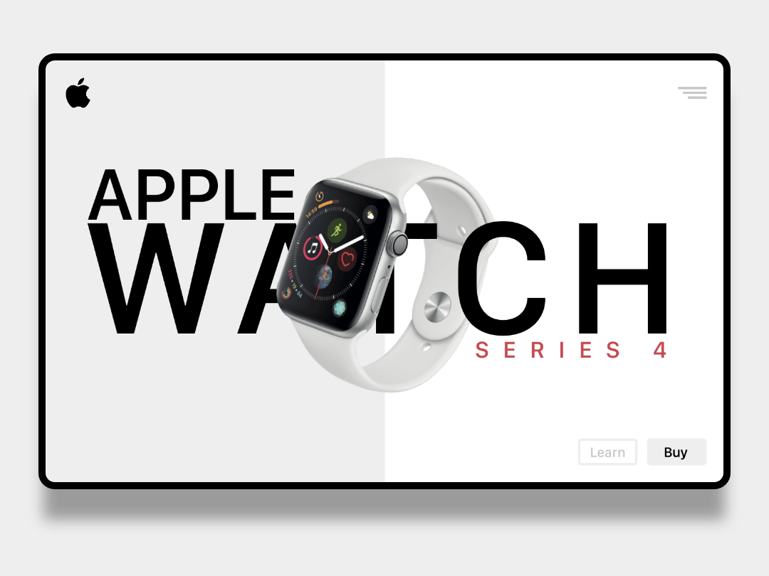 Apple Watch Landing Screen by Shivam Patel on Dribbble