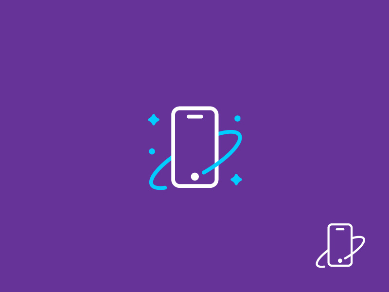 Space phone / Sputnik by Dmitry Stolz on Dribbble