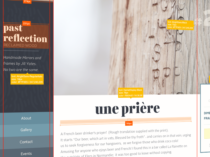 Past Reflection Product Page Mockup by Jay Freestone on Dribbble