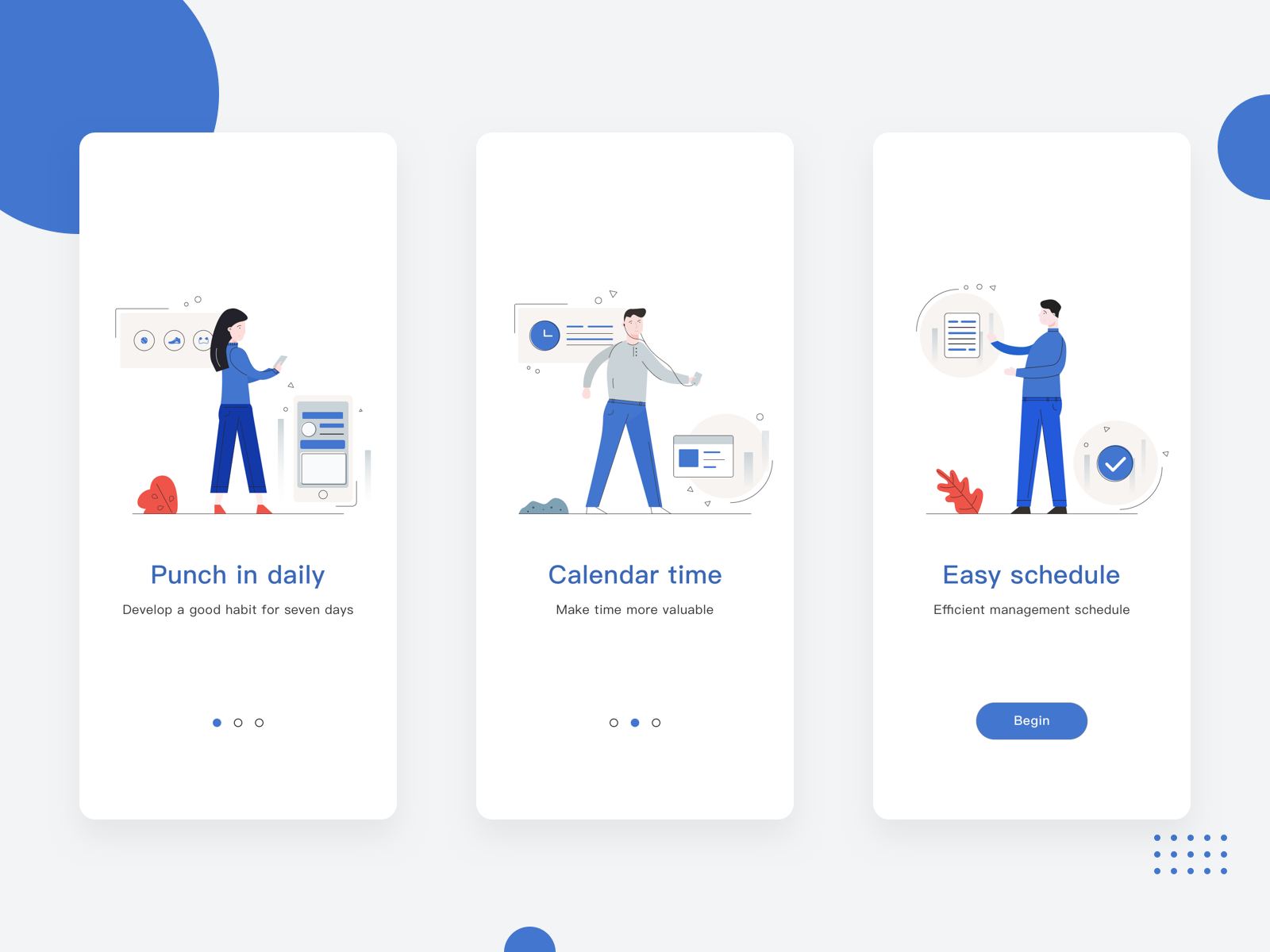 Easy schedule by Maybe on Dribbble