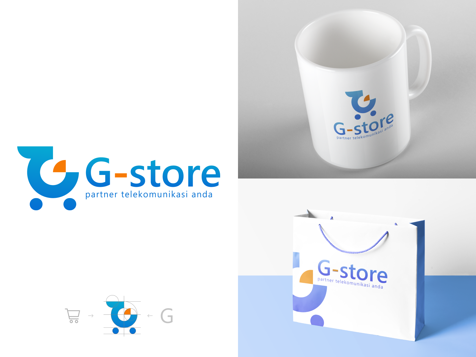 Logo & Branding for G-Store by Mayuga Wicaksana on Dribbble