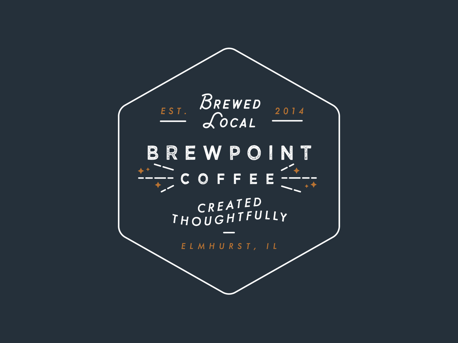 Brewpoint Coffee - Stamp by Addie Kitchen on Dribbble