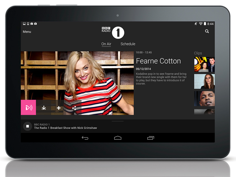 BBC iPlayer Radio app - stations by Rory Pickering on Dribbble