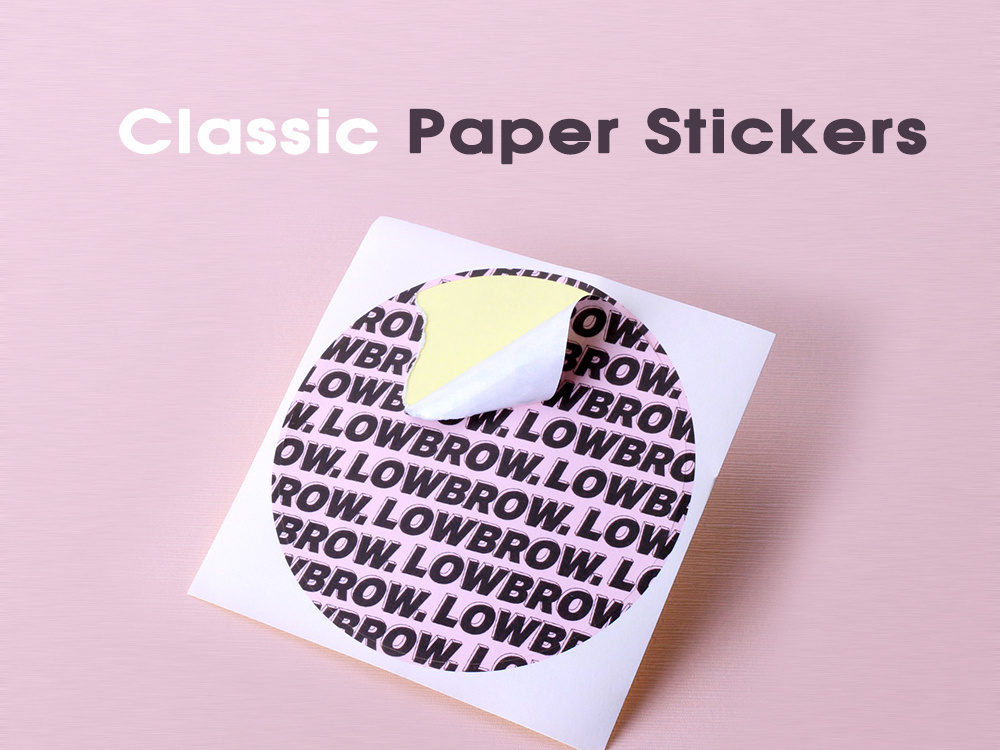 Classic Paper Stickers by AllStickerPrinting on Dribbble
