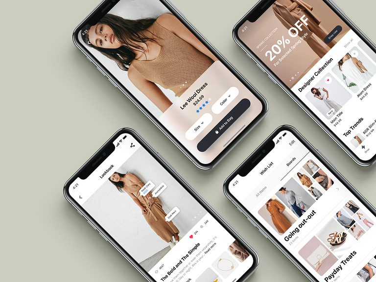 Athena Fashion E-commerce Mobile App UI Design by Zeus Digital on Dribbble