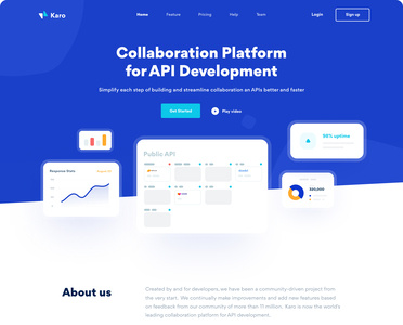 Karo Landing Page by Kevin Rachmadiansyah for Dipa Inhouse on Dribbble