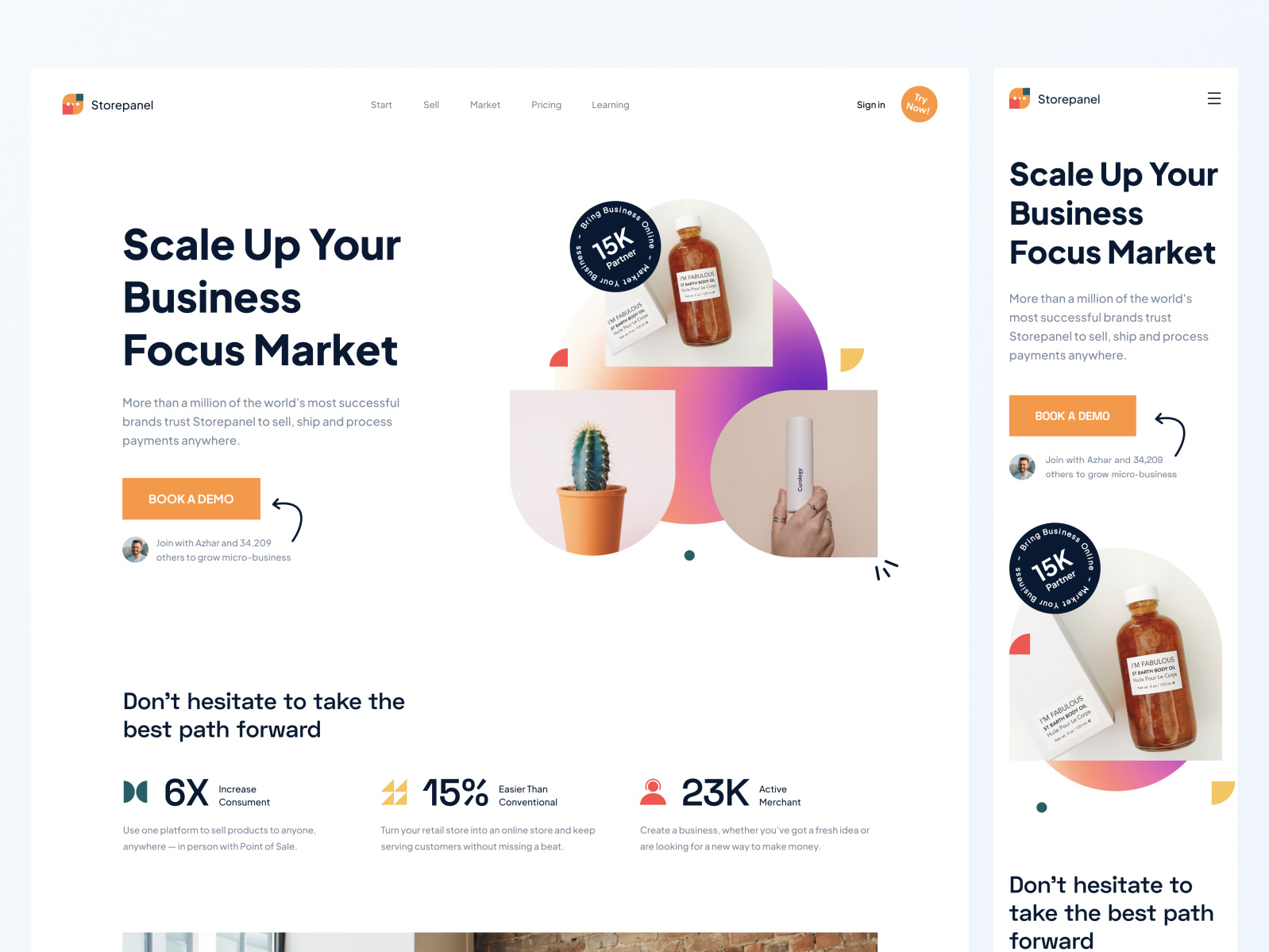 Online Shop Platform E-commerce - Landing Page by Kevin Rach for Dipa ...