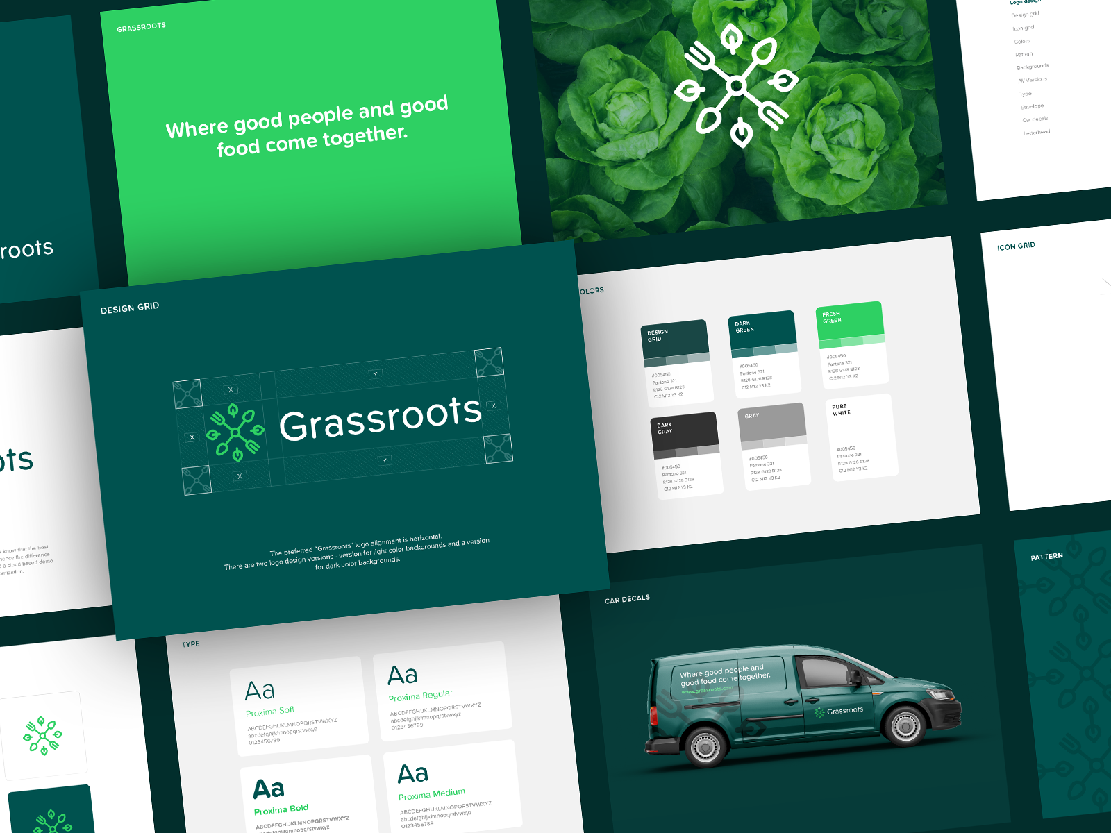Grassroots Brand Identity by Leo for smart by design™ on Dribbble