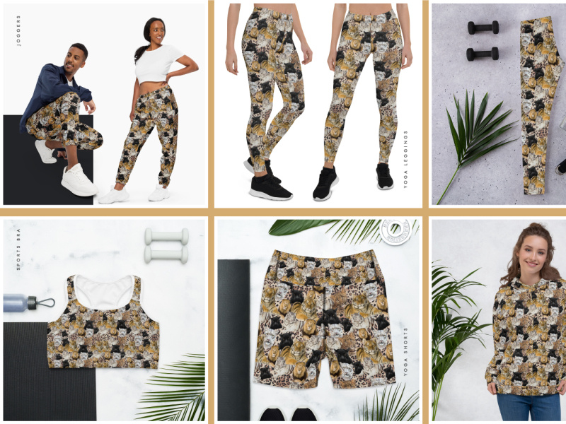 Animal Pattern | Leggings, Sports Bras, Shorts, Hoodies, Joggers by ...