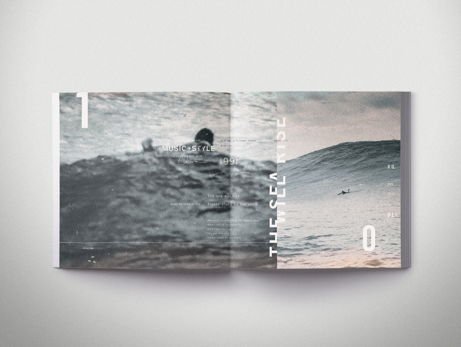 "Oceans" by Pearl Jam for 46PGS by Paul B Drohan on Dribbble