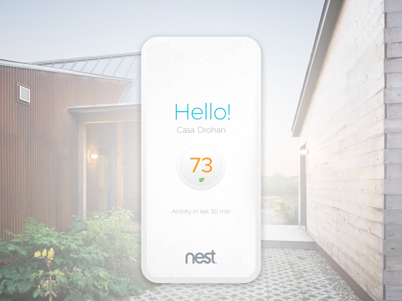 Nest Home App Design "Load" by Paul B Drohan on Dribbble