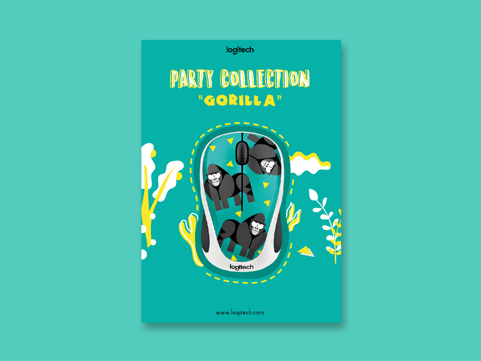 poster series #2 for logitech mouse by anggie salsabila on Dribbble