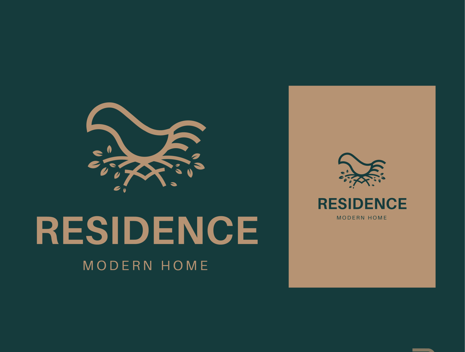 Residence Logo by Farz Designs on Dribbble