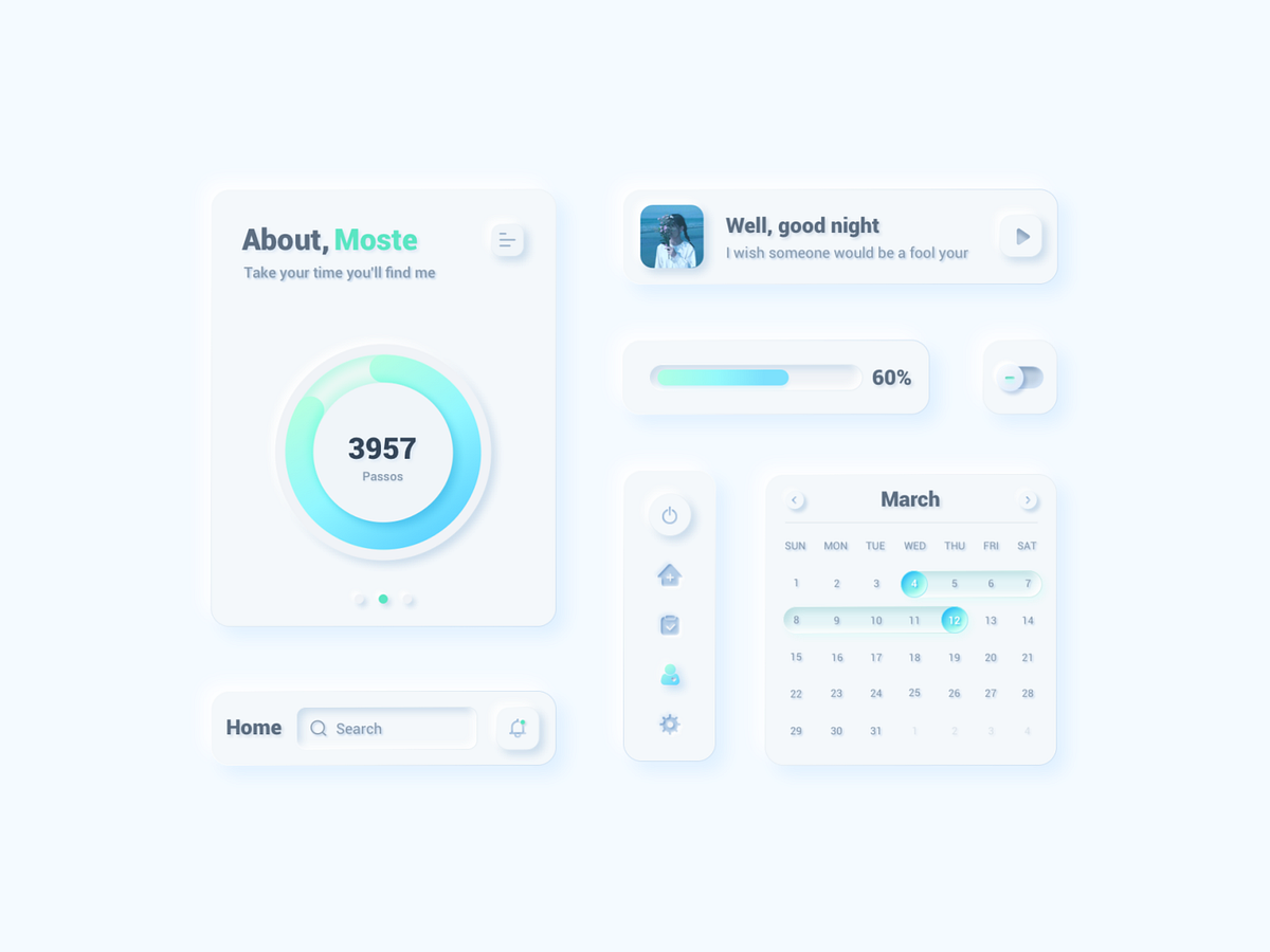 soft ui assembly by Thief.J on Dribbble