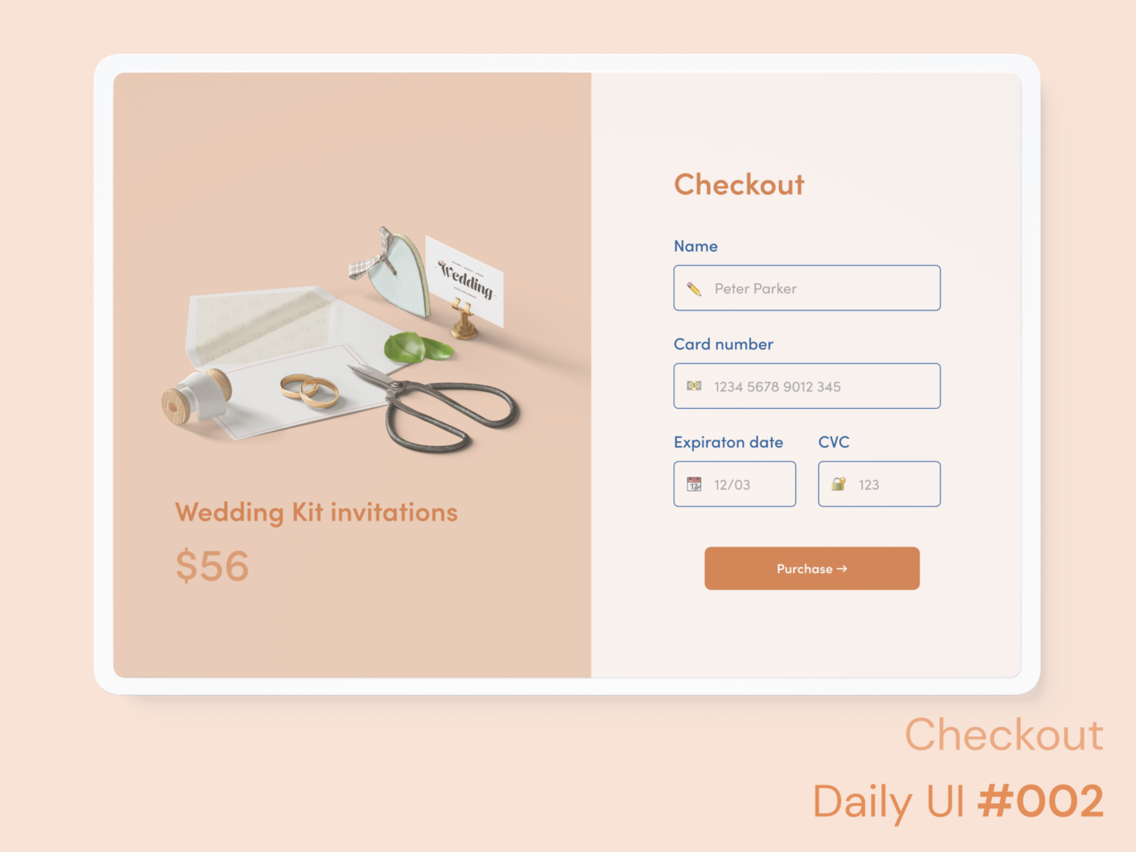 Dribbble - Daily UI 002.png by Cloé Coupris