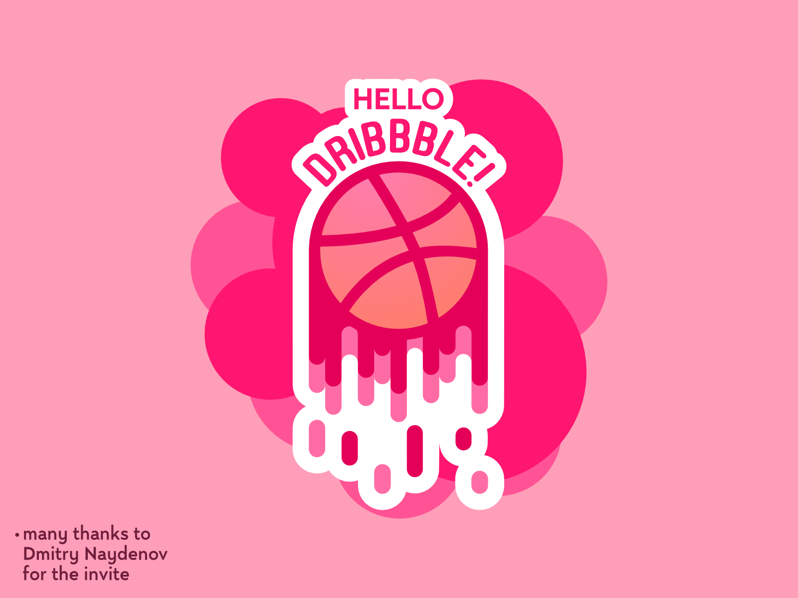 Hello Dribbble by Christopher Ethan Co on Dribbble