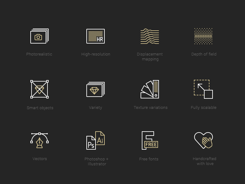 Features Icons by Raul Taciu on Dribbble