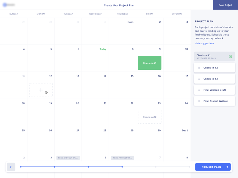 Project Scheduling Interface by Sean Nelson on Dribbble