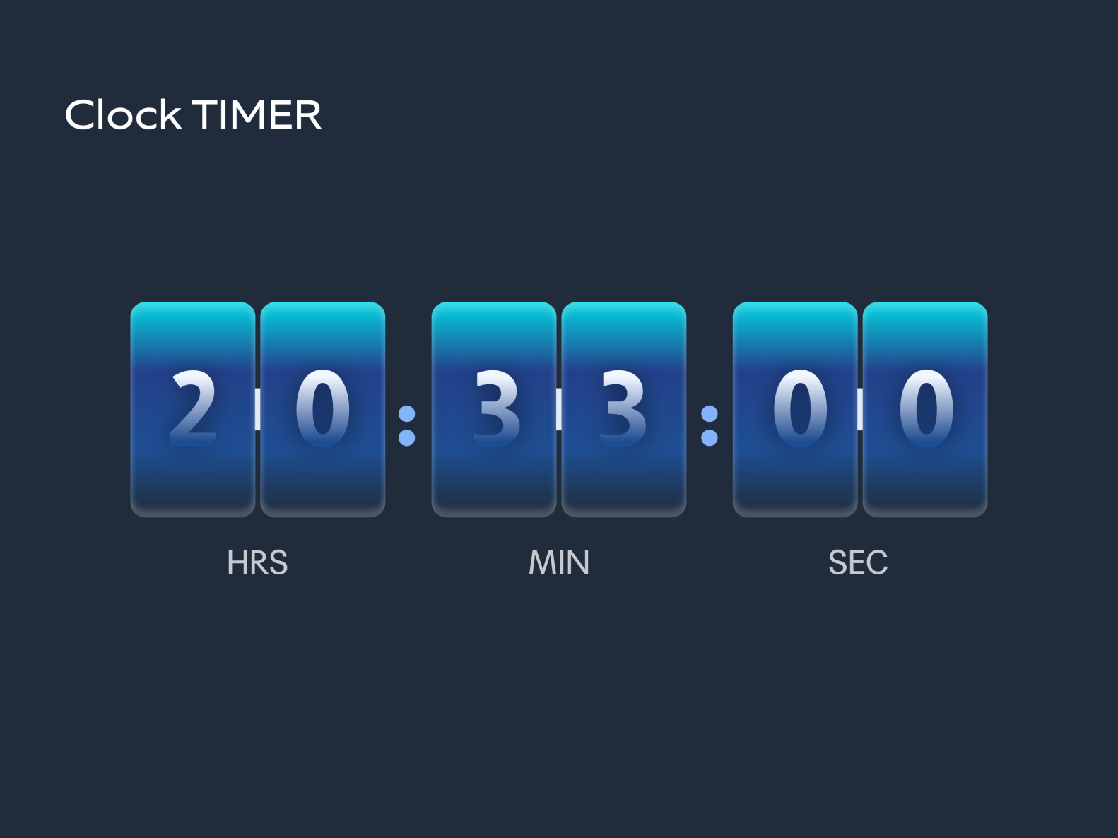 Clock Timer by Marwan Azami on Dribbble